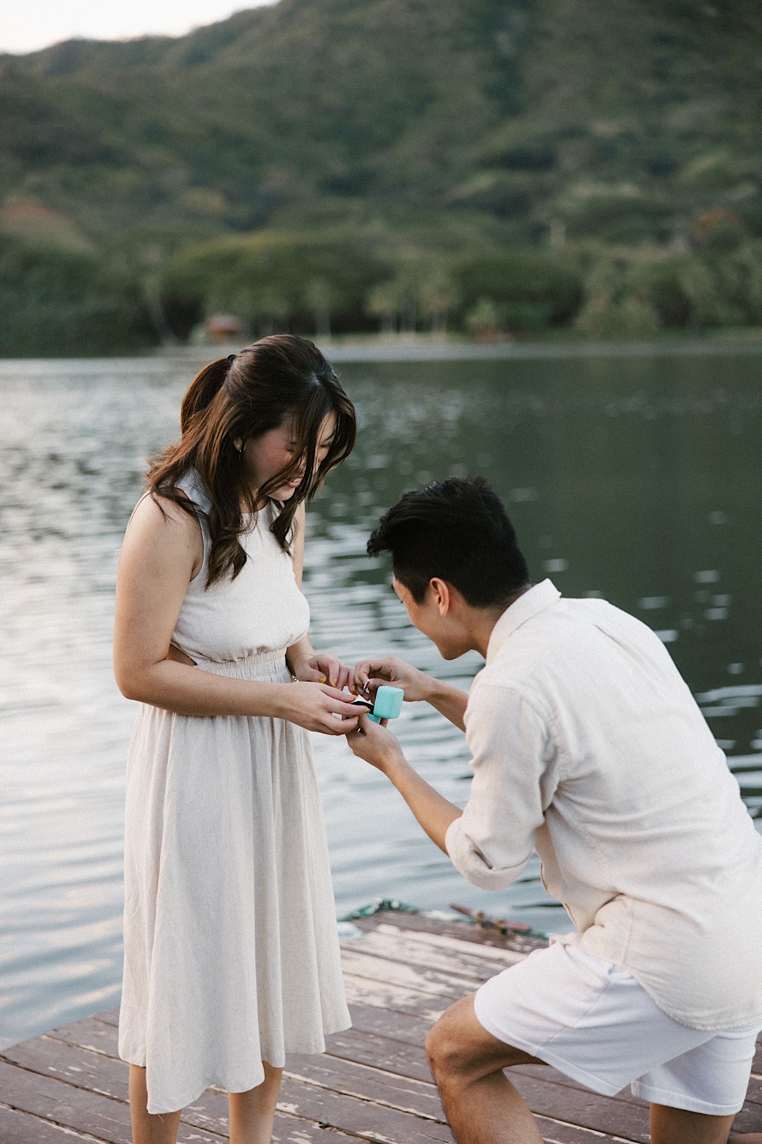 Hawaii Proposal at Kualoa Ranch | Patrick + Kimberly - Mersadi Olson Wedding Photography