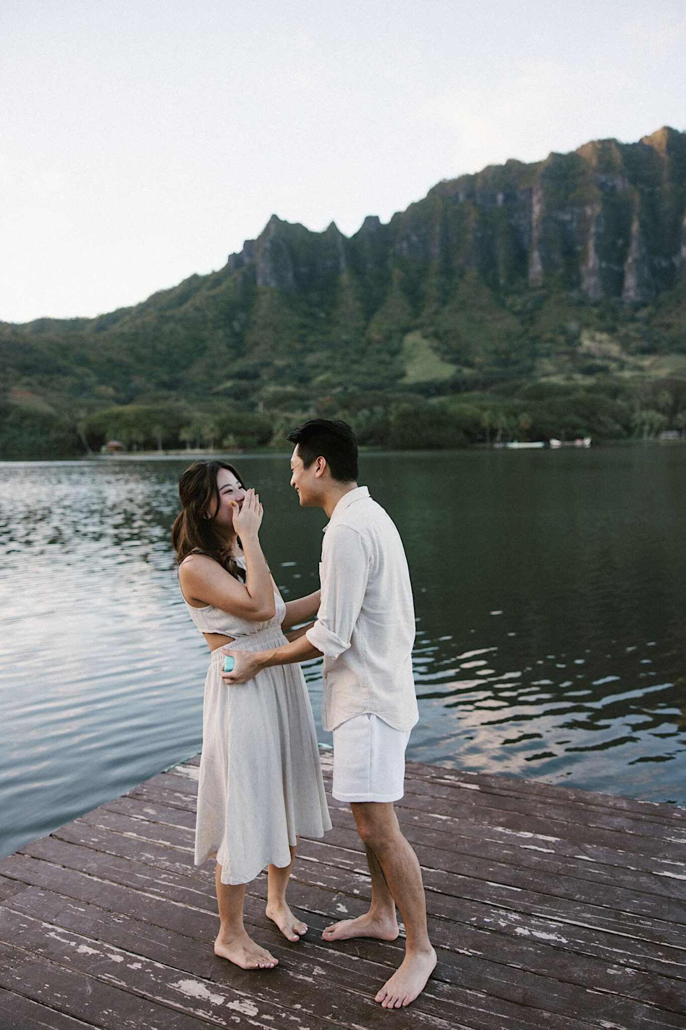 Hawaii Proposal at Kualoa Ranch | Patrick + Kimberly - Mersadi Olson Wedding Photography