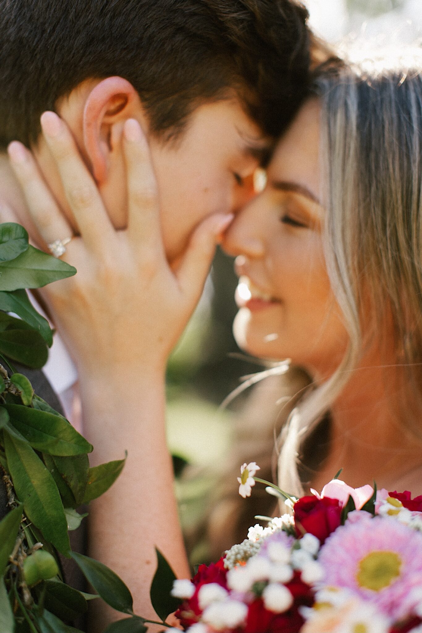 Romantic Sunset Elopement on Oahu at Lanikūhonua | Shaina + Connor ...