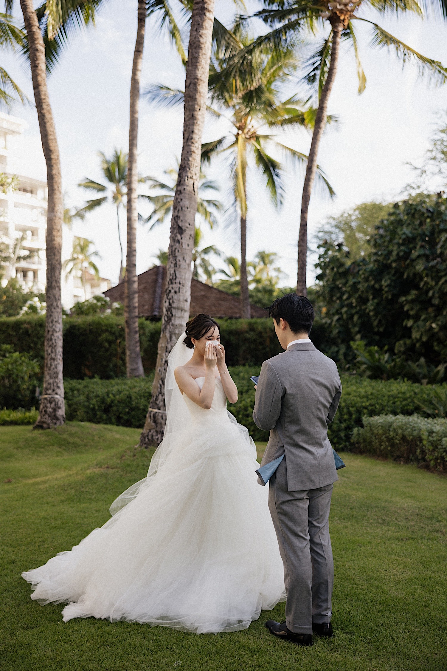 Sunset Elopement at the Four Seasons Oahu | Jiaye + Shuxiao - Mersadi Olson Wedding Photography