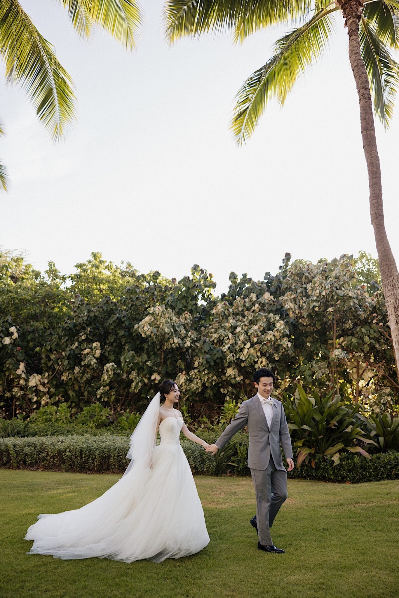 Sunset Elopement at the Four Seasons Oahu | Jiaye + Shuxiao - Mersadi Olson Wedding Photography