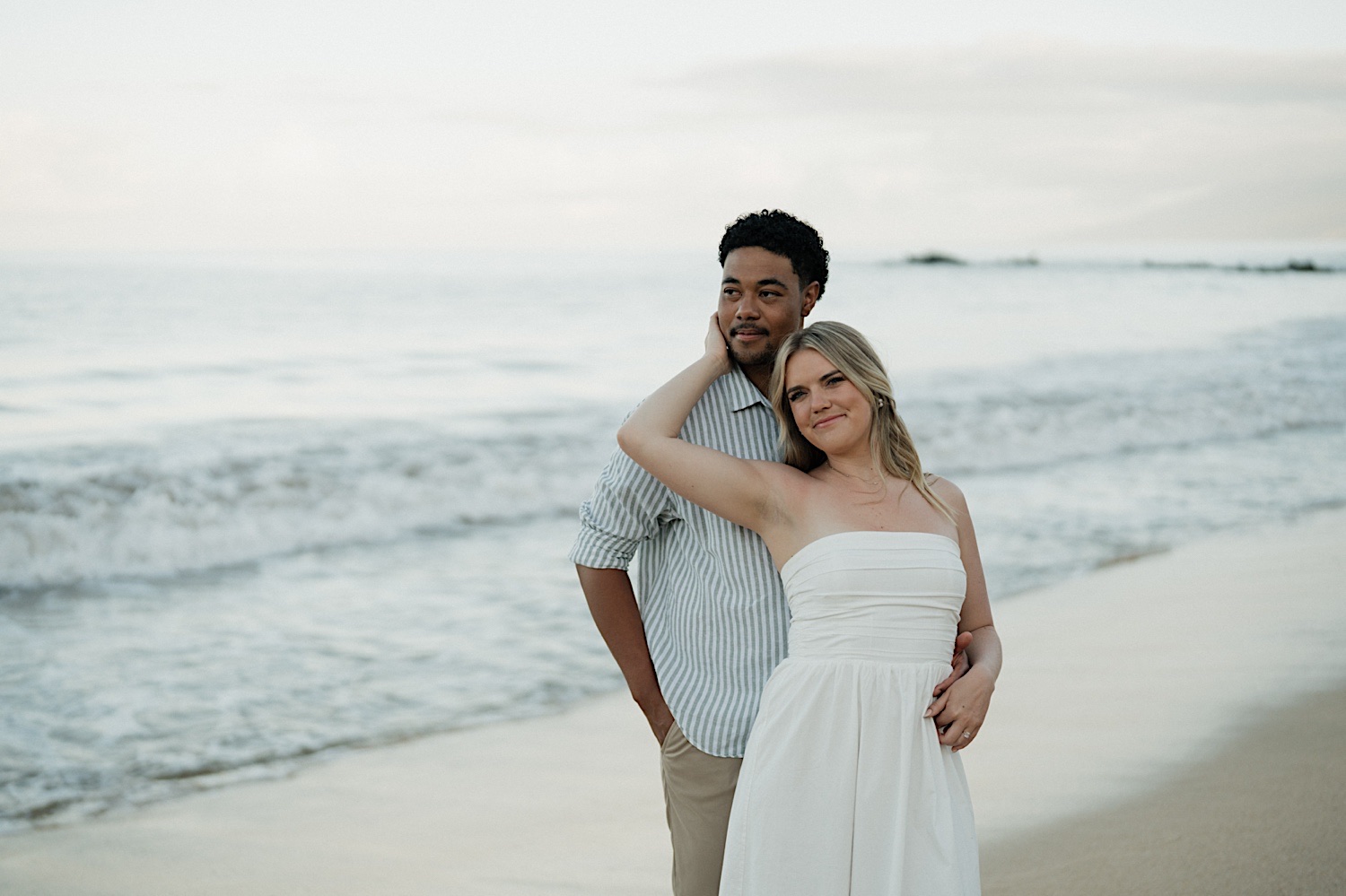 Sunrise Engagement Session at Wailea Beach on Maui | Charity + Irijah ...